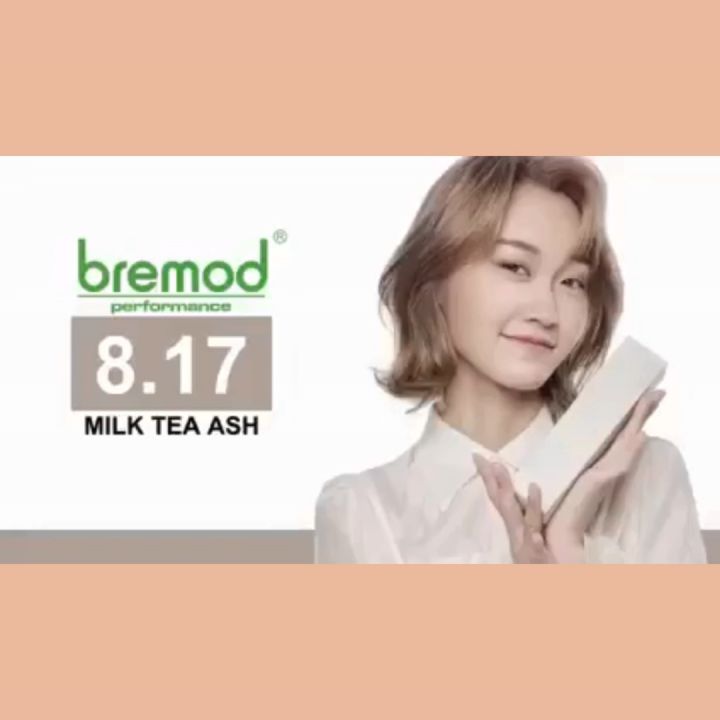 Bremod Milk Tea Ash Permanent Hair Color 100ML with oxidizer | Lazada PH