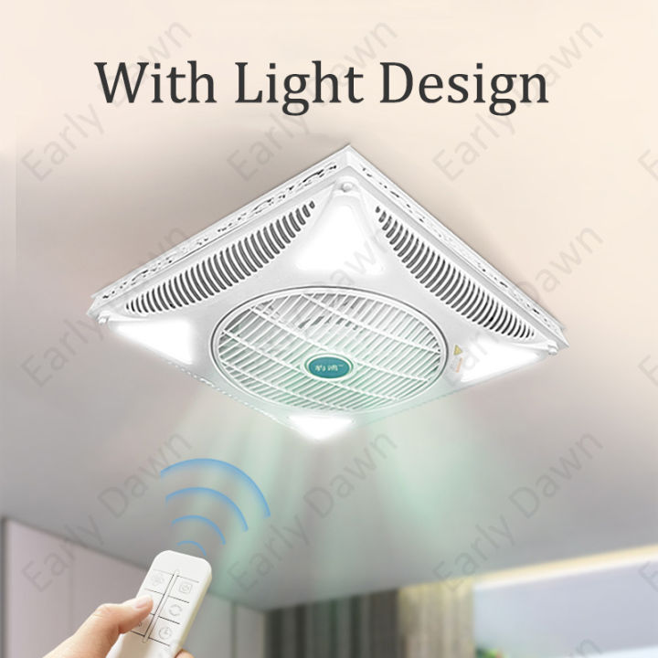 3-gear ceiling fan 60*60cm fixed ceiling fan Kitchen Ceiling Mounted ...