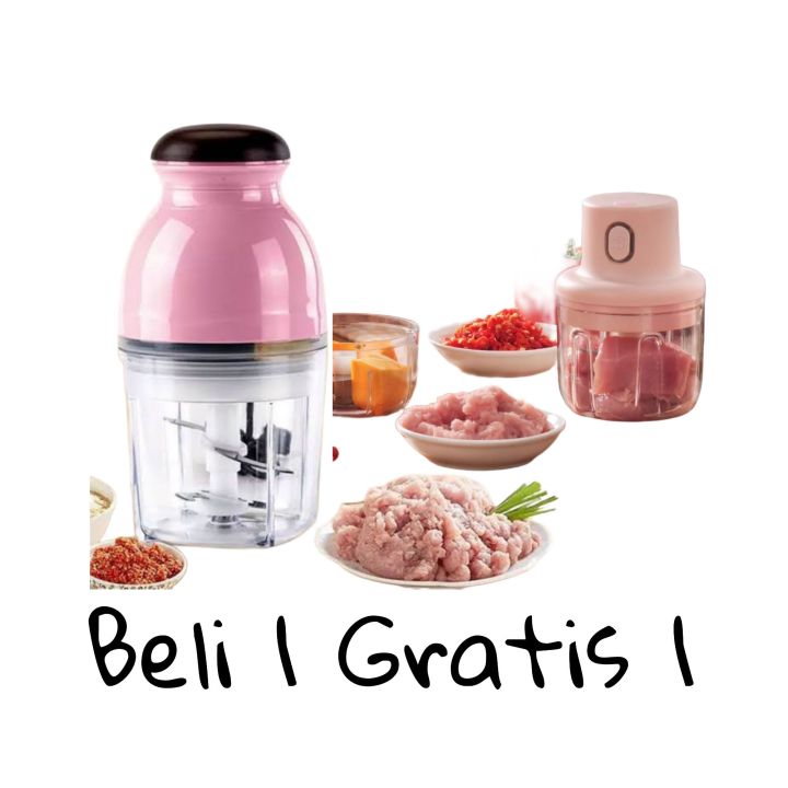 Gratis Blender Mini pink Blender Kapsul Ukuran Besar 3 Warna Cuter ...