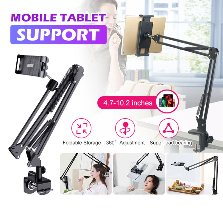 Flexible Phone Tablet Holder Long Arm In Bed 360 Degree Adjustable Lazy ...