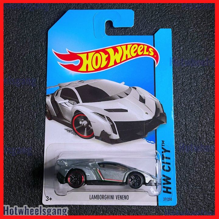 Hot Wheels Lamborghini Veneno 2014 Metalflake Silver Error Collections ...