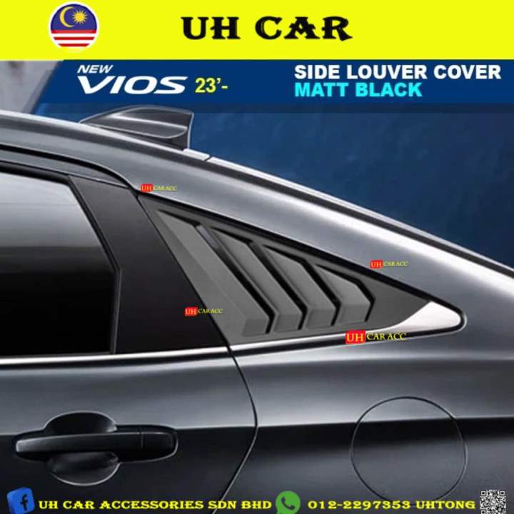 Toyota Vios 2023 NGC102 Side Louver Cover Mustang Cover Side Window ...