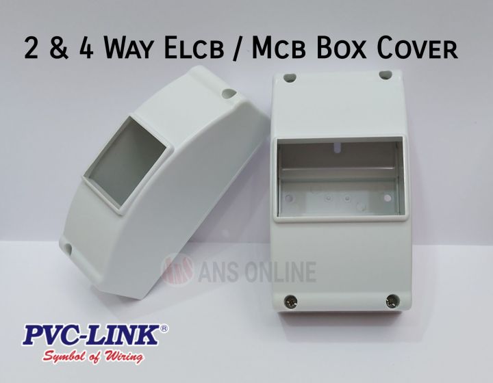 Pvc Link ABS 2 & 4 Way ELCB / MCB Box Cover White | Lazada