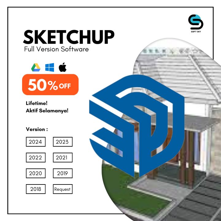 Software Sketchup Pro Premium Original | Windows & Macbook | Lazada ...