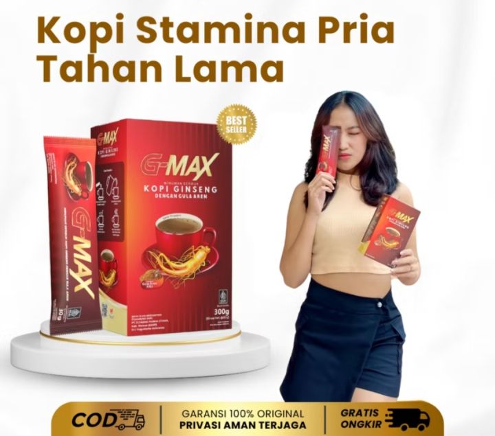 KOPI G MAX - KOPI GINSENG G-MAX - SUPLEMEN SETAMINA PRIA - GMAX KOFFIE ...