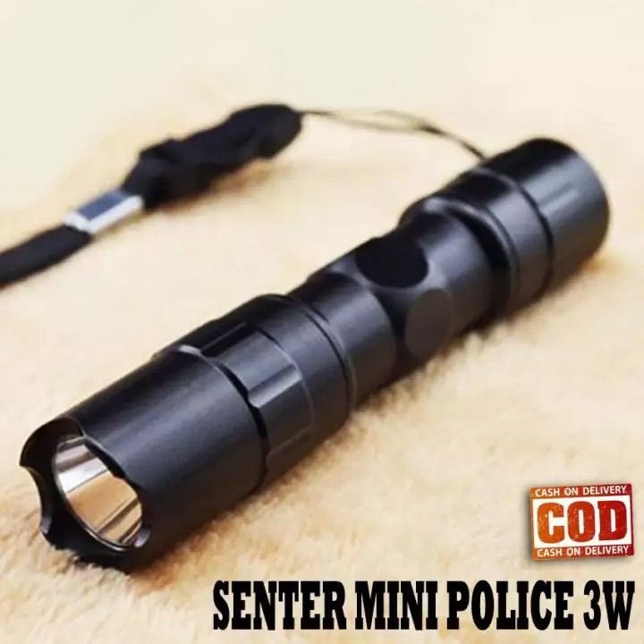 Senter Mini Polisi 3 Watt | Lazada Indonesia