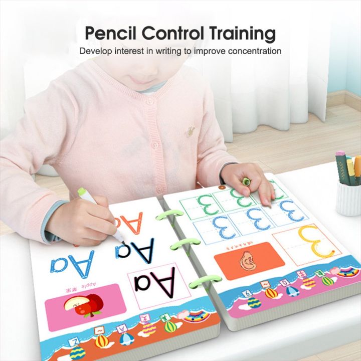 136 pages Tracing book for Kids Educational Toy Erasable Pen Logical ...