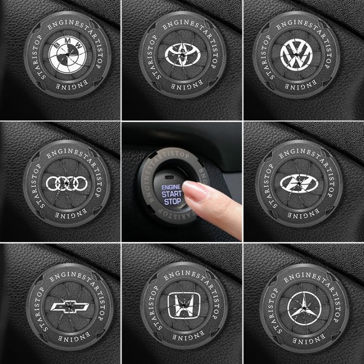 Chevrolet Car Ignition Switch Ring Engine Start Stop Button Cover For ...