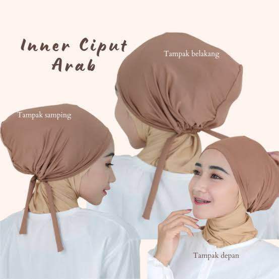 CIPUT TALI PELENGKAP DALAMAN HIJAB / BANDO CIPUT INNER TALI ANTI SAKIT ...