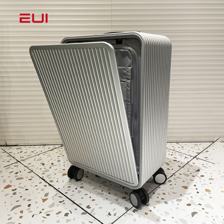 Eui Front Fastening Aluminum-Magnesium Alloy Trolley Case Male Side ...