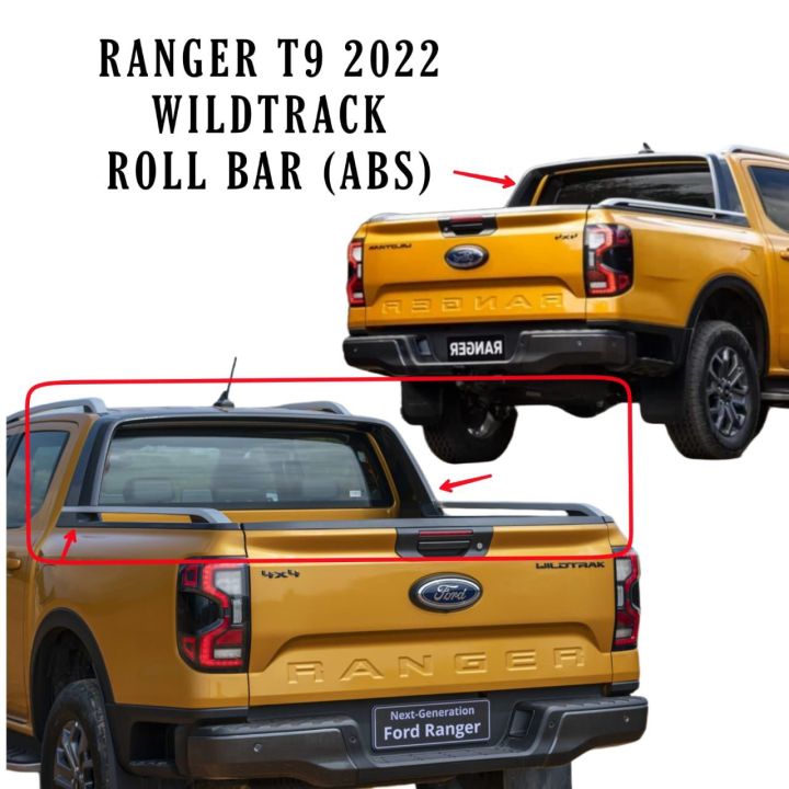 Ford ranger T9 2022 2023 XL XLT PLUS wildtrack style rear roll sport ...