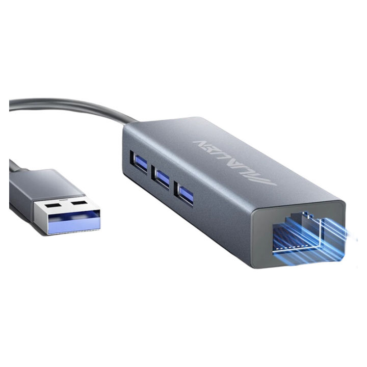 USB to Ethernet Adapter Converter Type-C Interface Notebook External ...