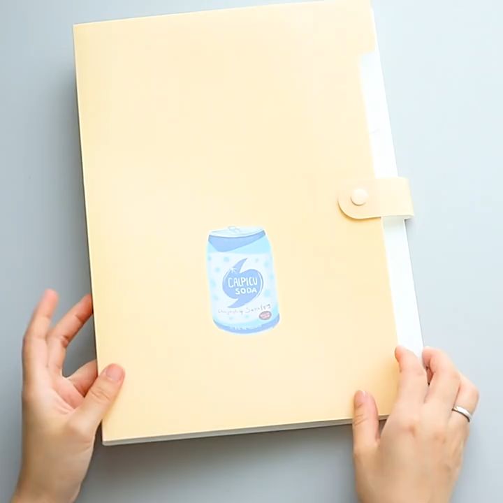 Map Folder Organizer TEBAL Gambar Minuman Kaleng 6 Sekat / Map Folder ...