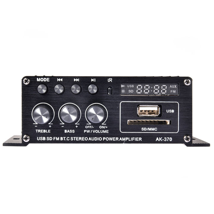 Sound Amplifier Channel HiFi Audio Power-amplifier Car Stereo Music ...