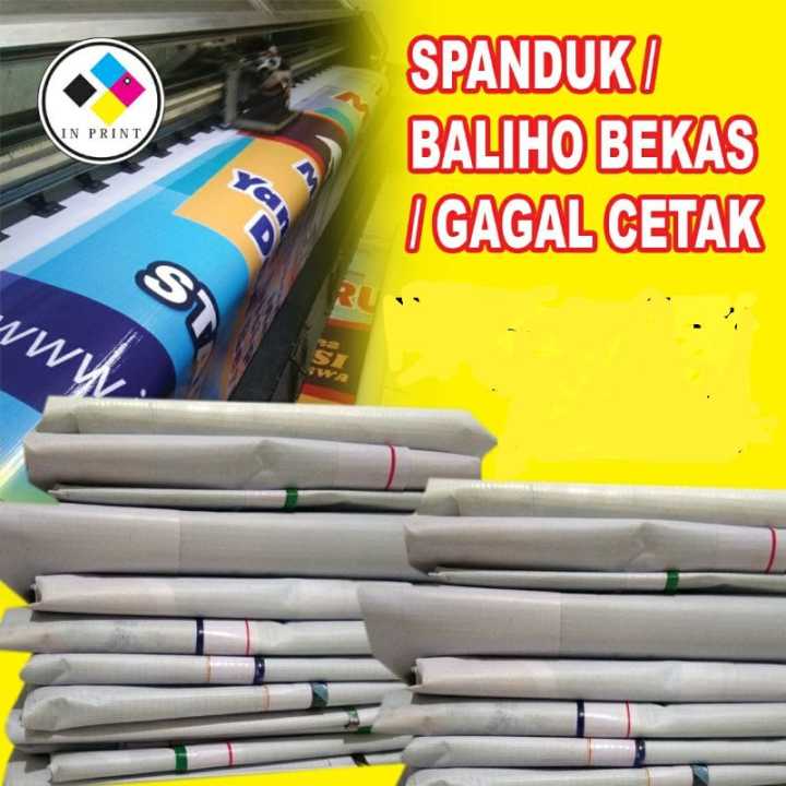 Banner spanduk flexy 3x5 meter POLOS Bekas sisa produksi gagal cetak ...