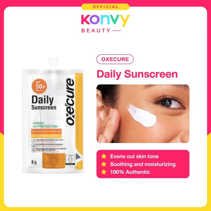 OxeCure Daily Sunscreen (Lightweight Cream Sunscreen with SPF 50 for ...