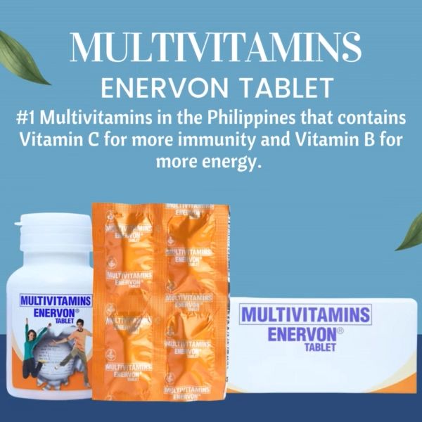 Enervon-Z+ Multivitamins 10 Tablets | Lazada PH