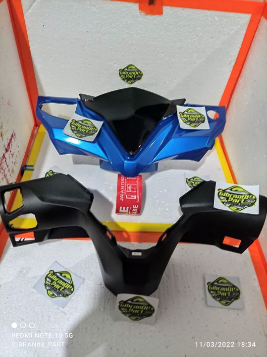 COVER BATOK DEPAN BELAKANG SET VISOR HONDA BEAT ESP 2016 2017 2018 2019 ...