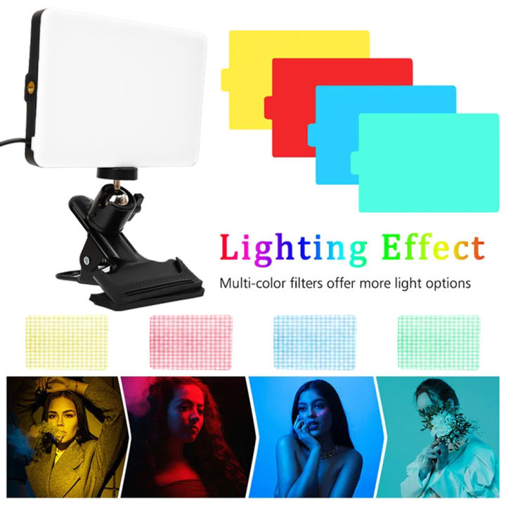 LED Photography Video Fill Light Kit for Laptop Tablets Camera ...