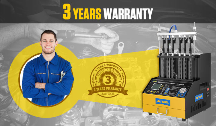 AUTOOL CT500 Car Fuel Injector Cleaner Tester Ultrasonic Cleaning For ...