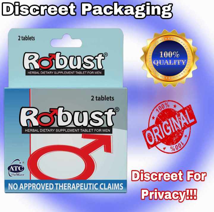 Robust 550mg 2 tablets per pack FOR MEN (DISCREET PACKAGING) | Lazada PH
