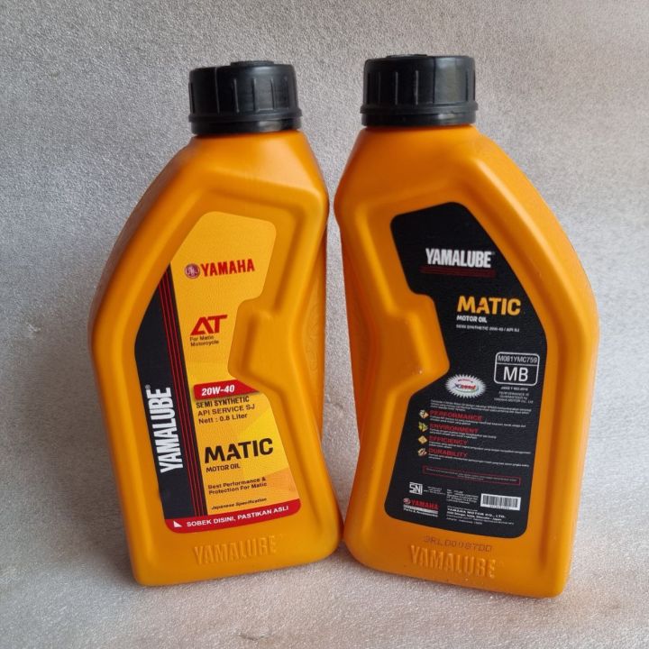 Oil Oli Yamalube Matic 0,8L Untuk Motor Matic Produksi Terbaru SNI ...