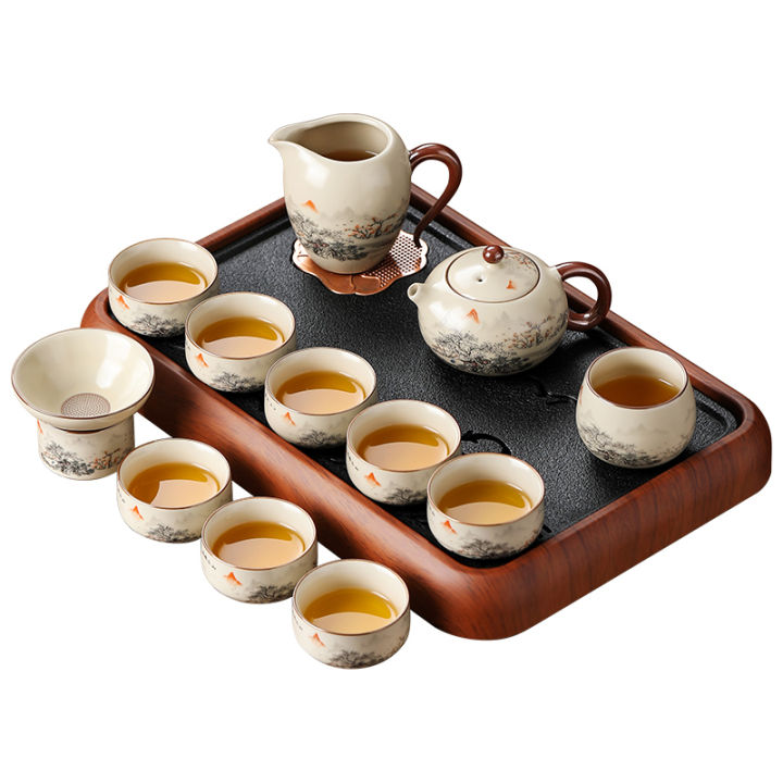 SHANGYANFANG | Luxury Tea Set with Ceramic Teapot and Teacup | Lazada PH