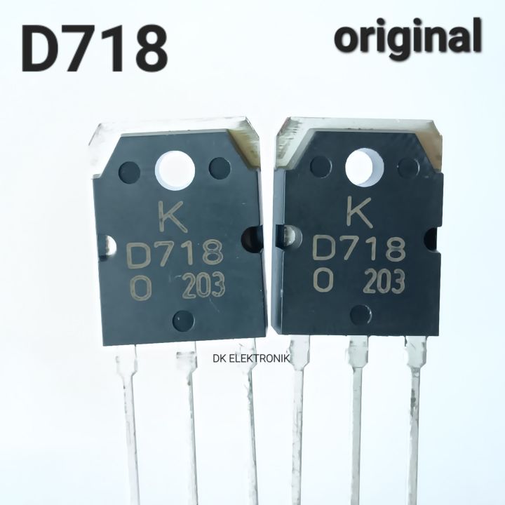 D718 ASLI ORIGINAL TRANSISTOR D718 ORI 2SD718 ORIGINAL TR D718 KD718 ...