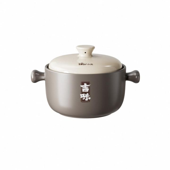 Bear | Home Gas Stove Ceramic Rice Pot Non-cracking Dry Burn Gas Stew ...