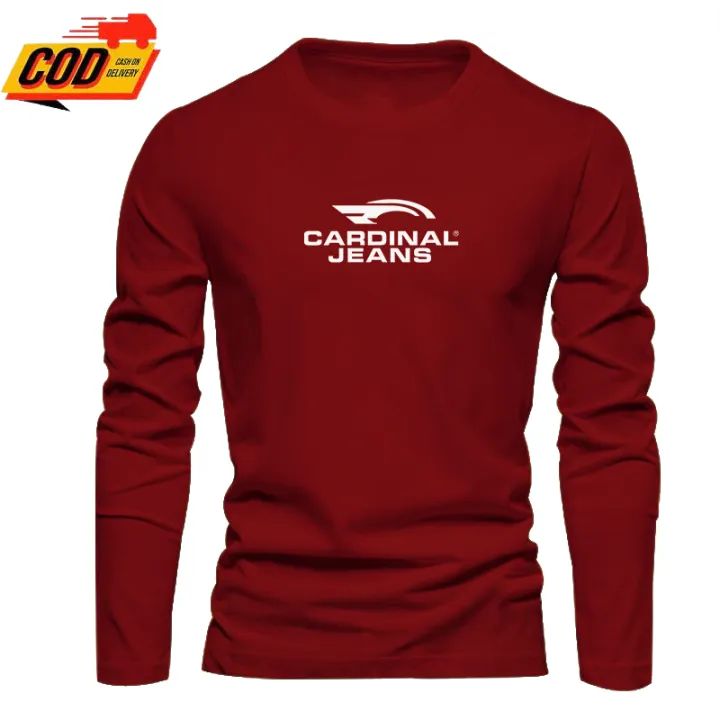 COD Baju Kaos Cardinal jeans logo putih Lengan Panjang / Tshirt Distro ...