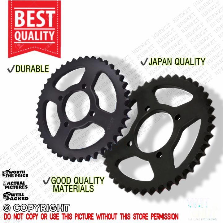 WZT REAR SPROCKET (428) FOR SUZUKI SMASH / GD 110 / RAIDER -J ...