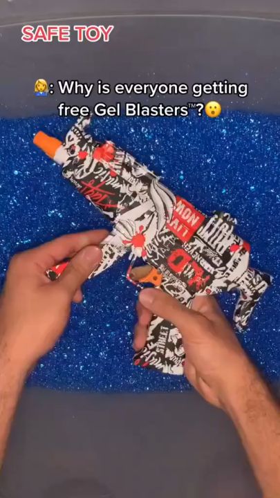 Glock M416 Electric Gel Splatter Ball Gun Water Bead Blaster Automatics ...