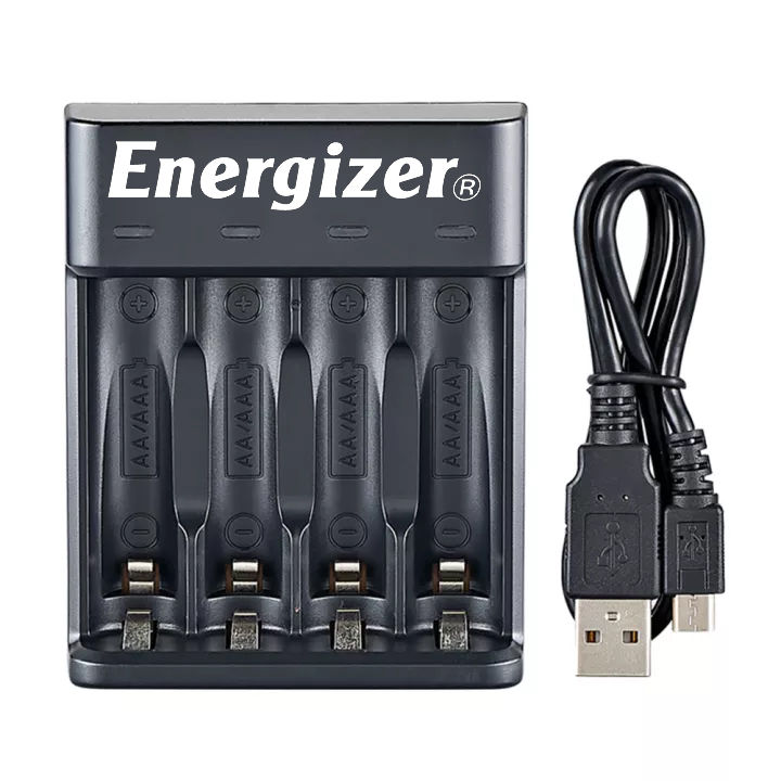 Energizer Original AAA/AA Batteries Charger + 1.2V AA 2450mAh Ni-MH ...