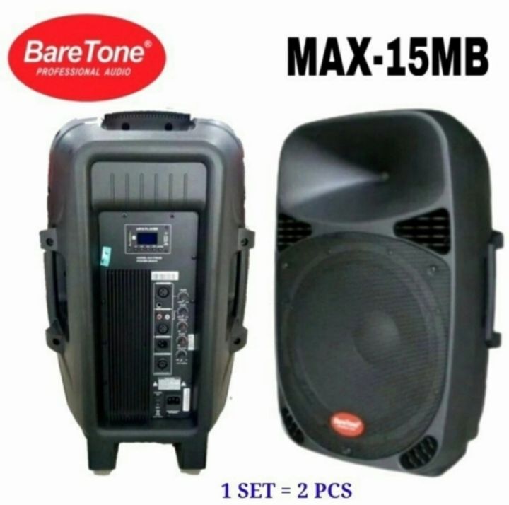 Paket Sound System Bluetooth outdoor indoor Baretone 15 inch set mic ...