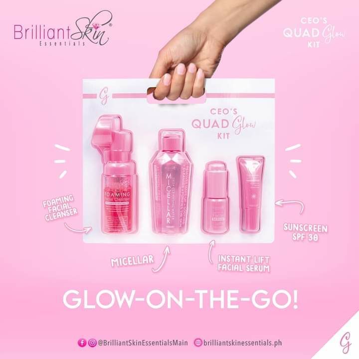 Brilliant Skin CEO QUAD GLOW Set | Lazada PH