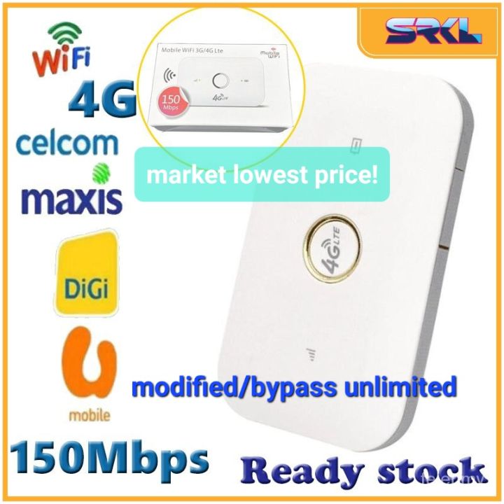 4G Mifi Router Portable WiFi Unlocked Modified Support Un limited Data ...