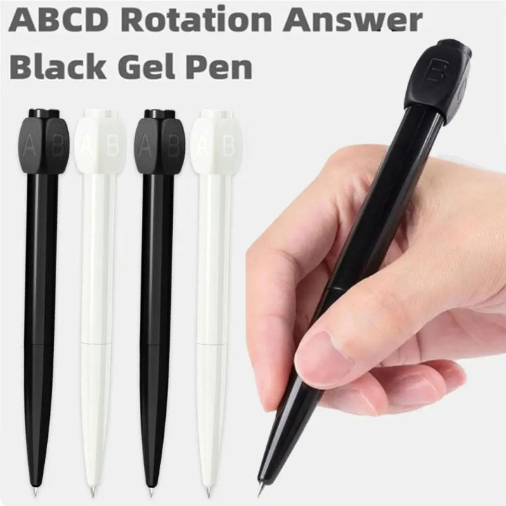 ABCD Rotation Answer Black Gel Pen Decompression Rotating Gel Pen ...