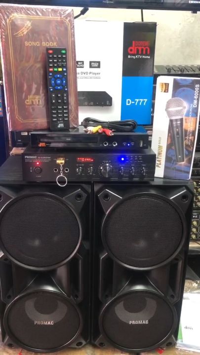 Videoke set MIDI/DVD Karaoke Player with CD/Songbook with Promac ...