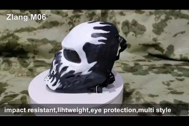 Tactical Full Face Protective Mask Halloween Masquerade War Game ...
