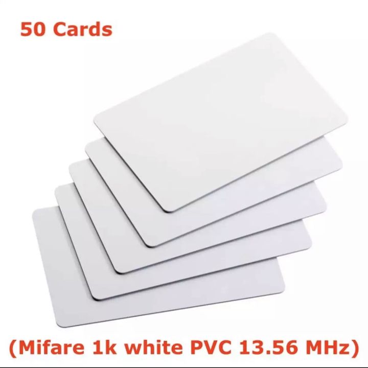 50 cards Premium Quality, Mifare card, 13.56 Mhz, RFID Card, Printable ...
