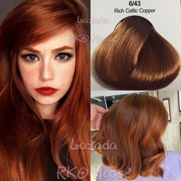 Copper Saloon Professional Hair Color Dye Cream HAIR COLOR DYE CREAM ...
