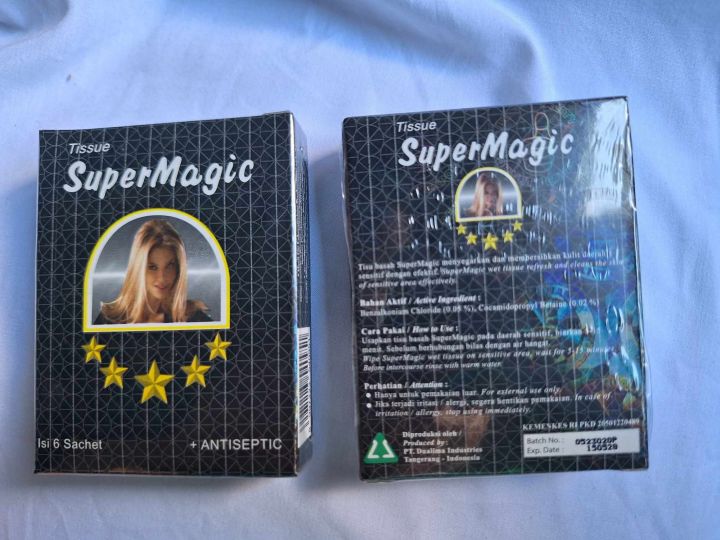 NEW PACKAGING ORIGINAL SUPER MAGIC TISSUE FOR MEN | Lazada PH