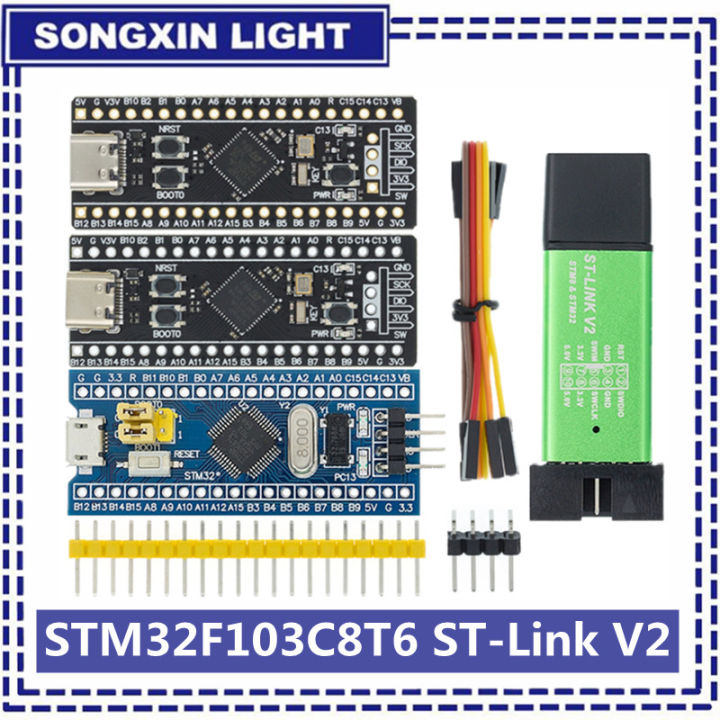 ST LINK STM32F103C8T6 ST-Link V2 Mini STM8 STM32 Simulator Download ...