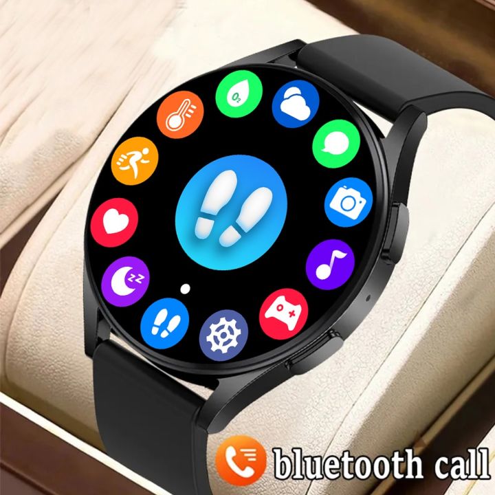 Full Touch Smartwatch Men 2024 Bluetooth Call Fitness Tracker 1.39 Inch ...