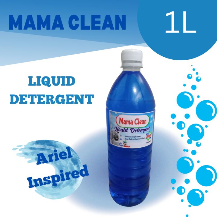 Mama Clean Laundry Liquid Detergent 1 Liter Ariel Inspired Scent ...