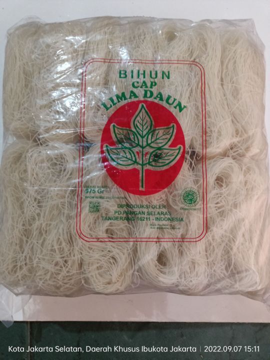 Bihun Cap Lima Daun 1 Kg Isi 14pcs Lazada Indonesia