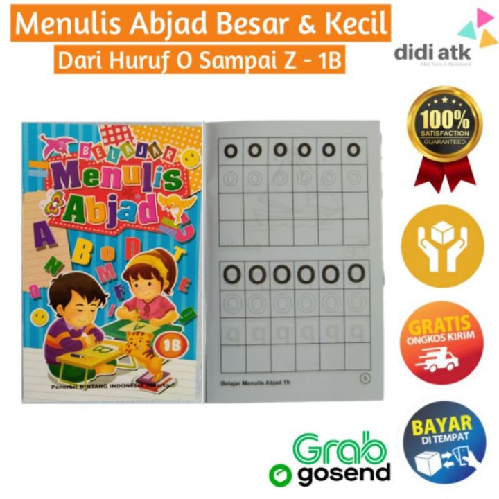 Buku Belajar Menulis Abjad Besar & Kecil 1B Nebalin Huruf Untuk Paud ... Buku Belajar Menulis Abjad Besar & Kecil 1B Nebalin Huruf Untuk Paud ...