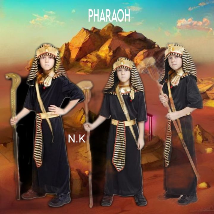 Egyptian Pharaoh Costume for kids | Lazada PH