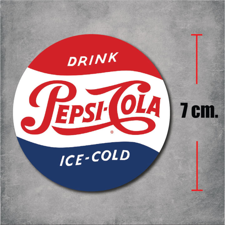 sticker pvc pepsi cola สติกเกอร์ เป๊ปซี่ โคล่า งานพิมพ์ดีที่สุด OFFSET ...