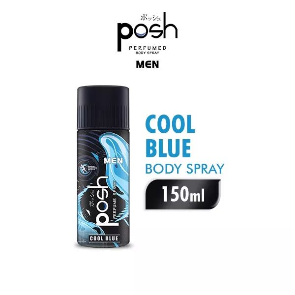 POSH Men Body Spray Cool Blue 150ml | Lazada Indonesia